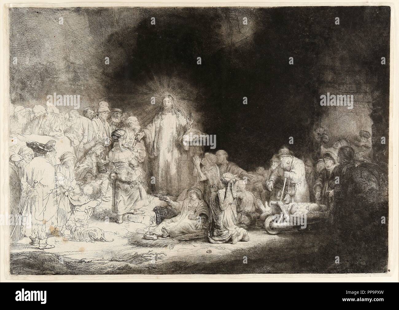 Christ healing the sick (The Hundred Guilder Print). Museum ...