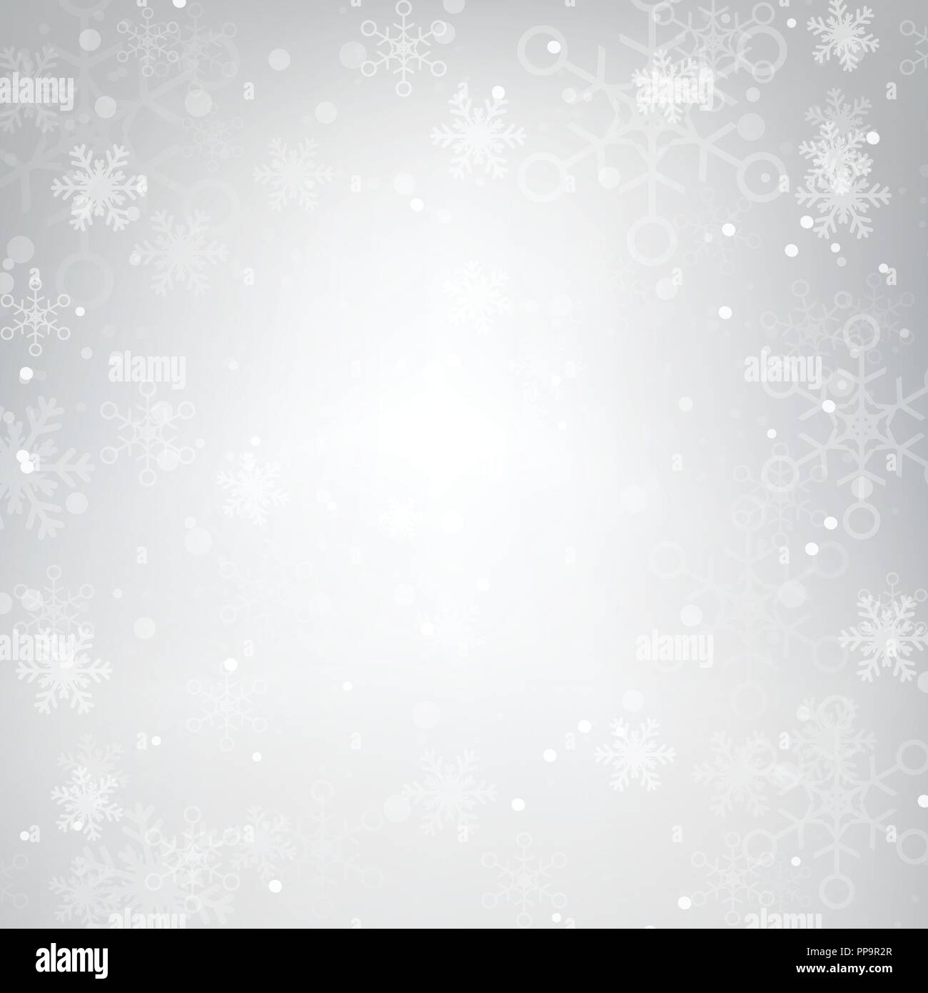 Abstract background snow falling against grey background vector ...