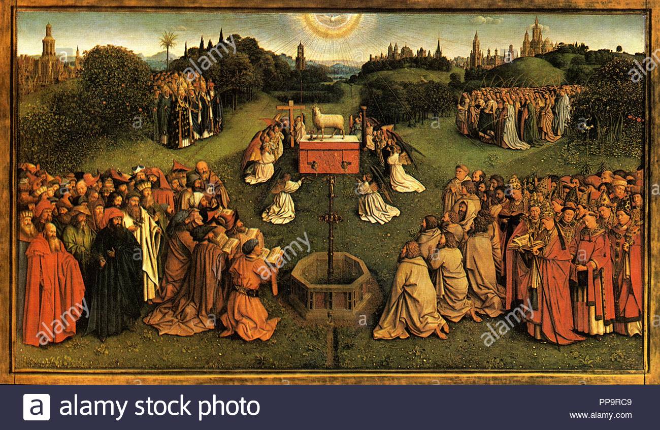 Jan Van Eyck Ghent Altarpiece Stock Photos & Jan Van Eyck Ghent ...
