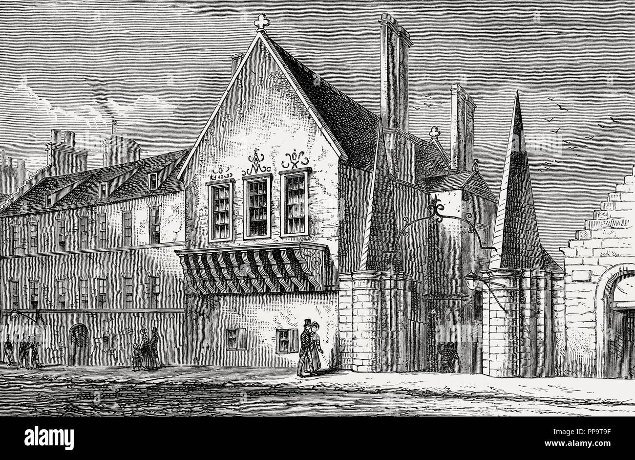 Moray House, Canongate, Edinburgh, Scotland, 18th century Stock Photo ...