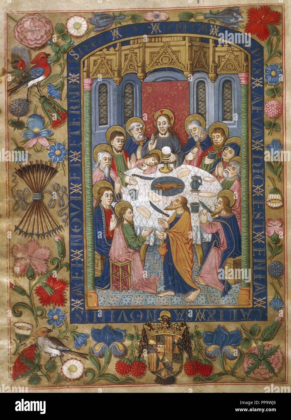The Last Supper. Museum: The Huntington, California. Author: ANONYMOUS ...