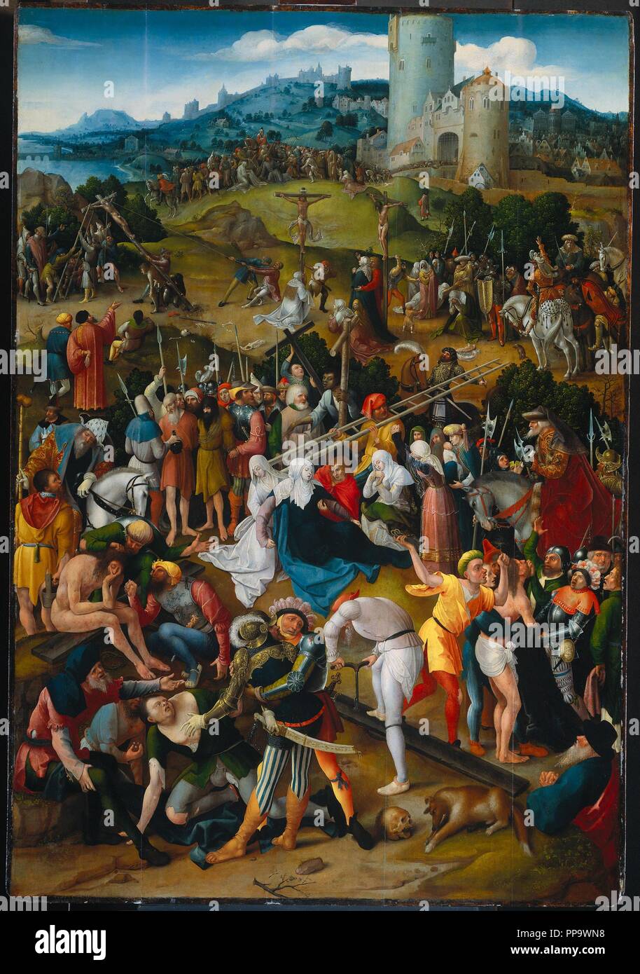 Calvary. Museum: Rijksmuseum, Amsterdam. Author: ANONYMOUS Stock Photo - Alamy