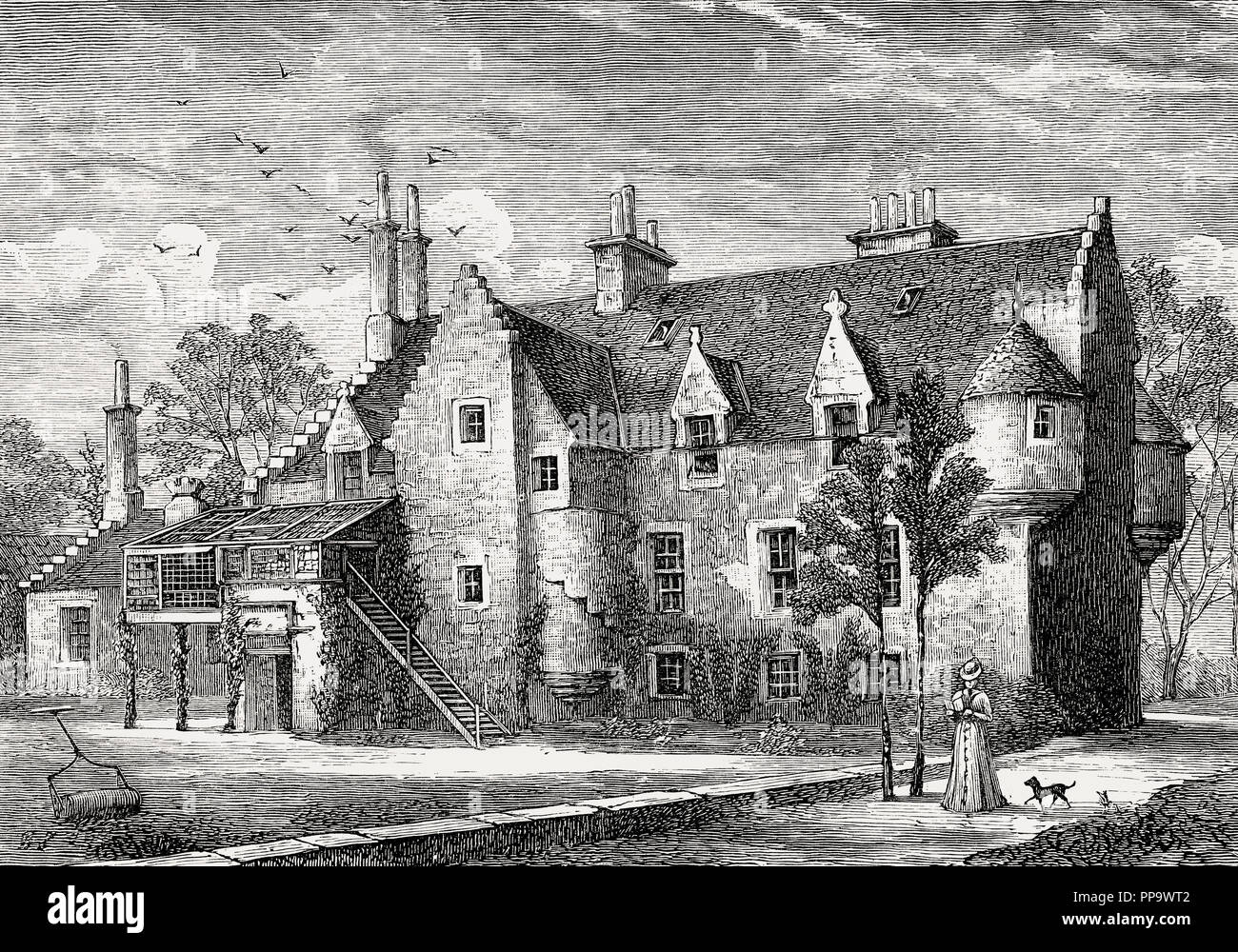 Easter Coates House, 32 Palmerston Place, Edinburgh, Scotland, 19th ...