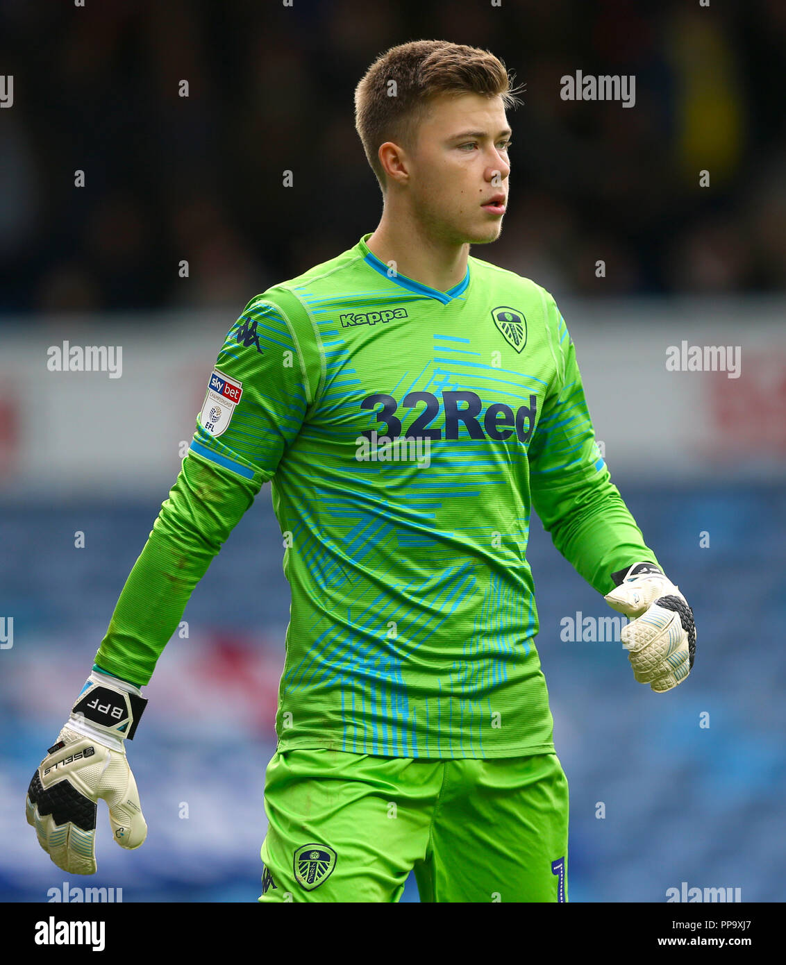 Leeds United goalkeeper Bailey Peacock-Farrell Stock Photo - Alamy