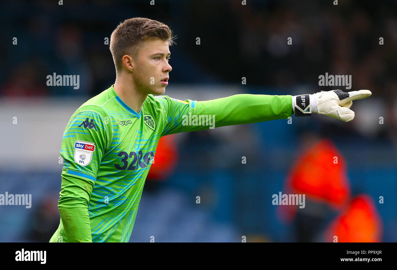 Leeds United goalkeeper Bailey Peacock-Farrell Stock Photo - Alamy