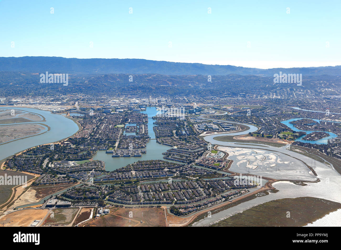 Suburbs suburbia aerial view hi-res stock photography and images - Alamy