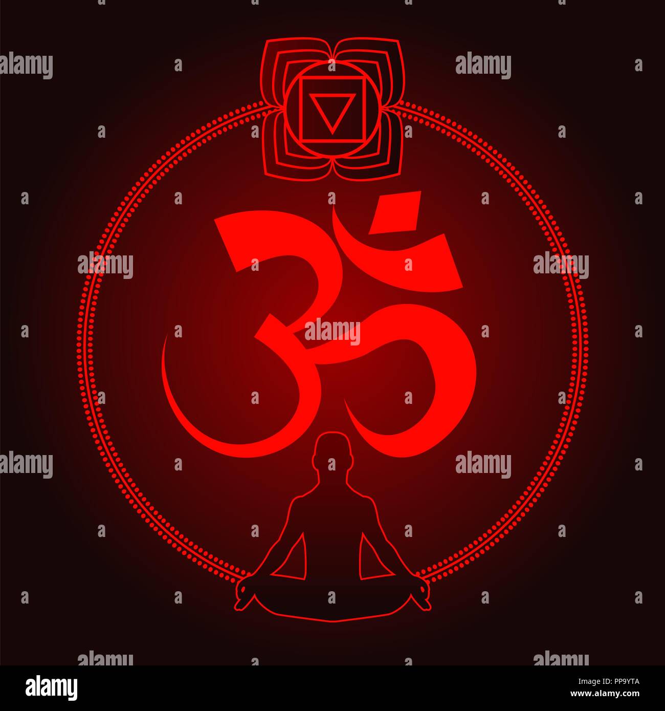 Diwali Om Sacred symbol. Indian sacred sound, original mantra, a word ...