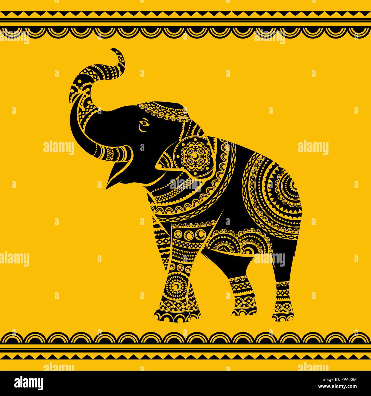 Elephant Design Vector