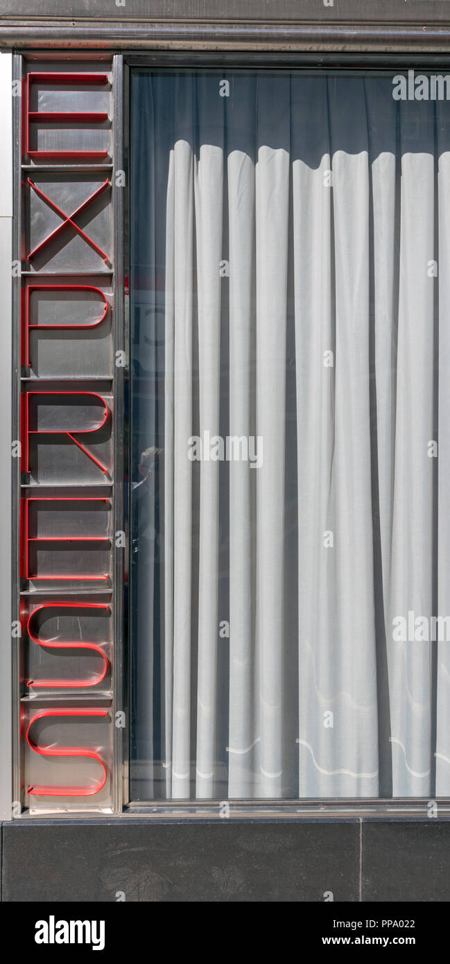 detail of sign, The Daily Express Building (120 Fleet Street) Grade II ...