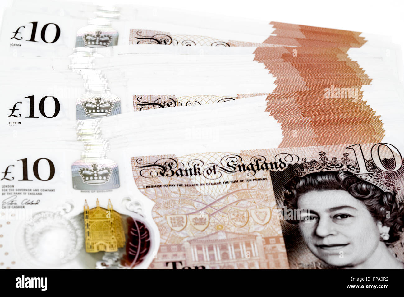 Pile of uk bank notes studio hi-res stock photography and images - Alamy