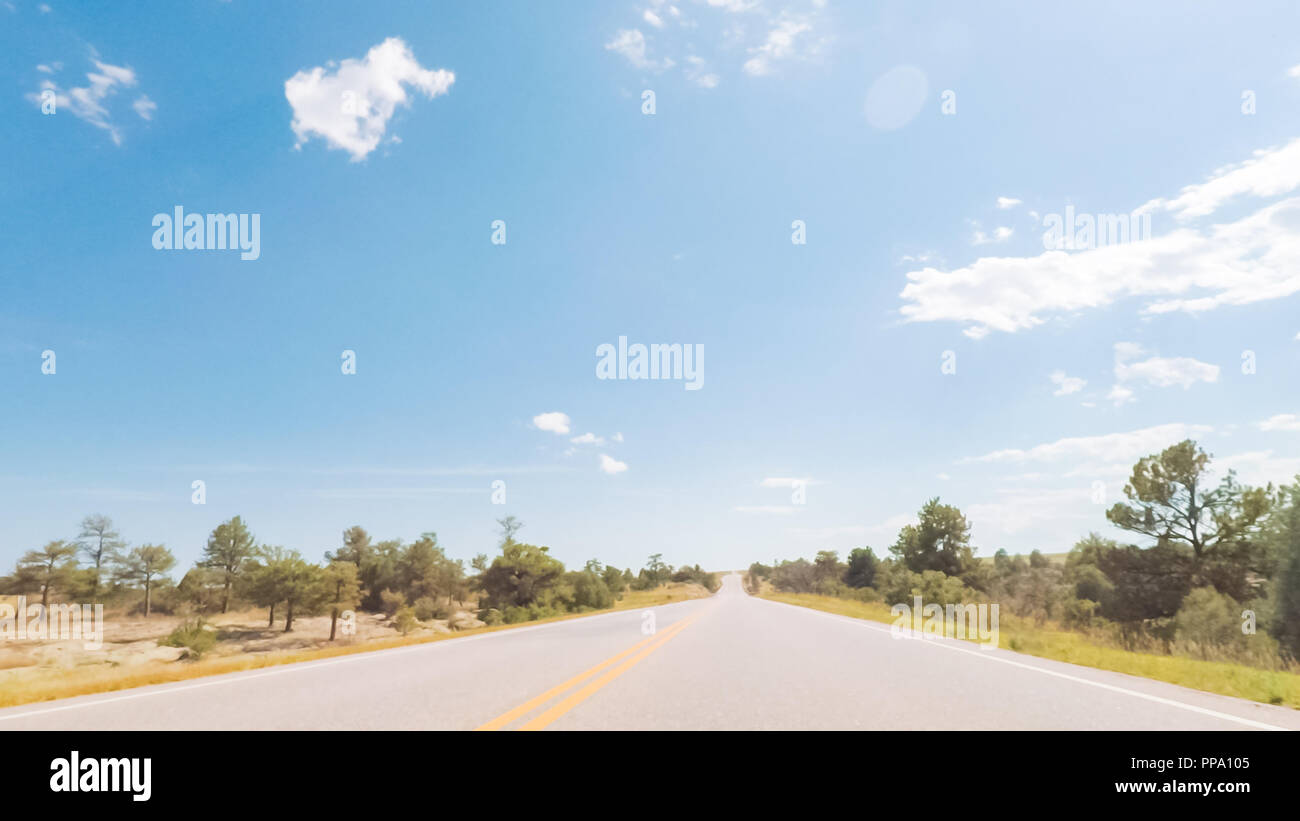 Driving South on hwy 83 from Parker, Colorado Stock Photo - Alamy