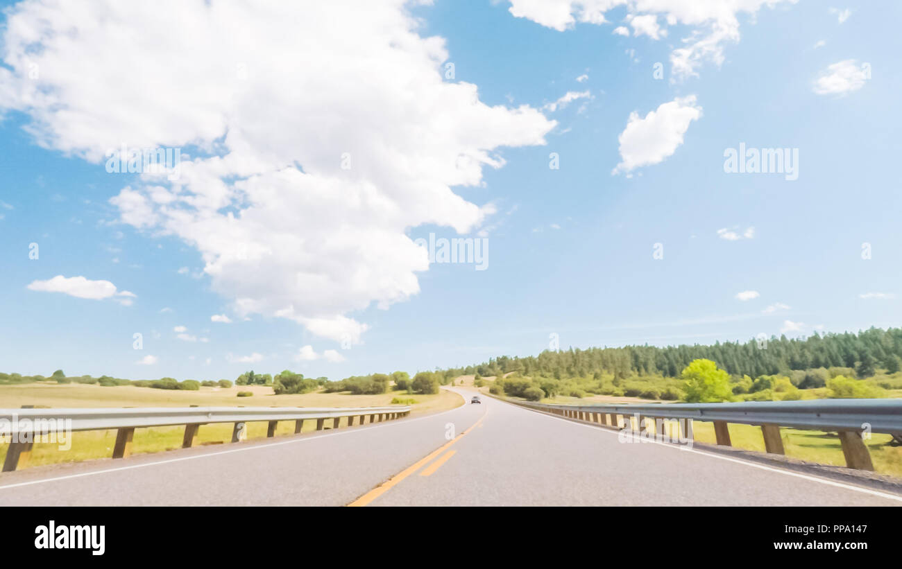 Driving South on hwy 83 from Parker, Colorado Stock Photo - Alamy