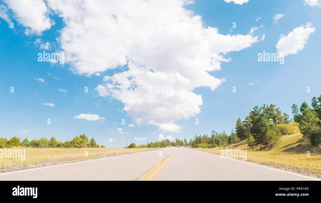 Driving South on hwy 83 from Parker, Colorado Stock Photo - Alamy