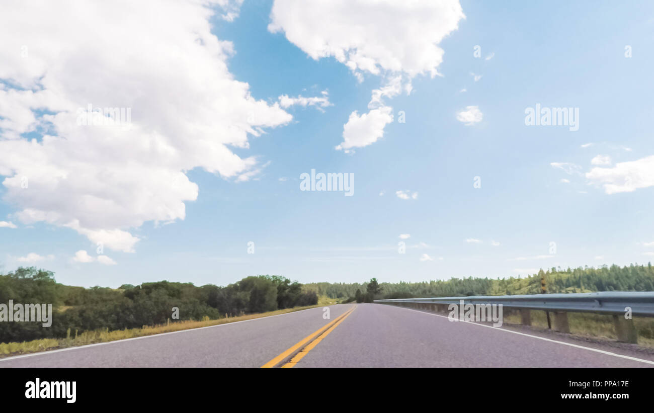 Driving South on hwy 83 from Parker, Colorado Stock Photo - Alamy