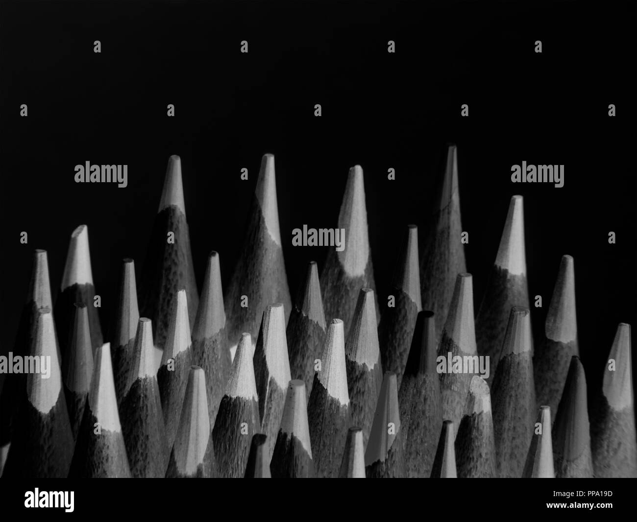 Flat school supplies Black and White Stock Photos & Images - Alamy