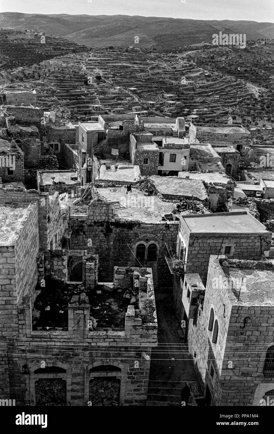 Bell tower bethlehem church nativity Black and White Stock Photos ...