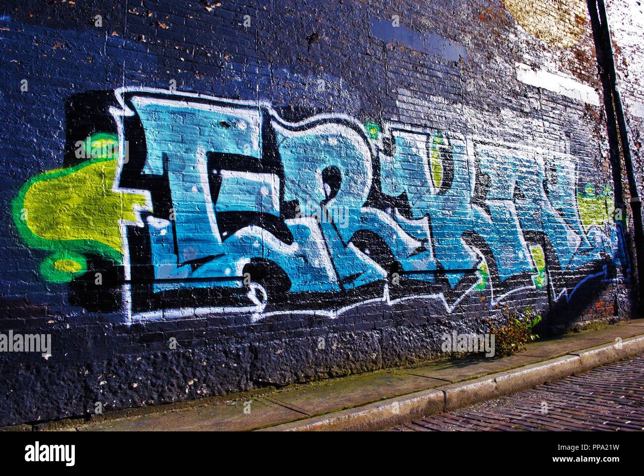 Graffiti calligraphy street art font hi-res stock photography and ...