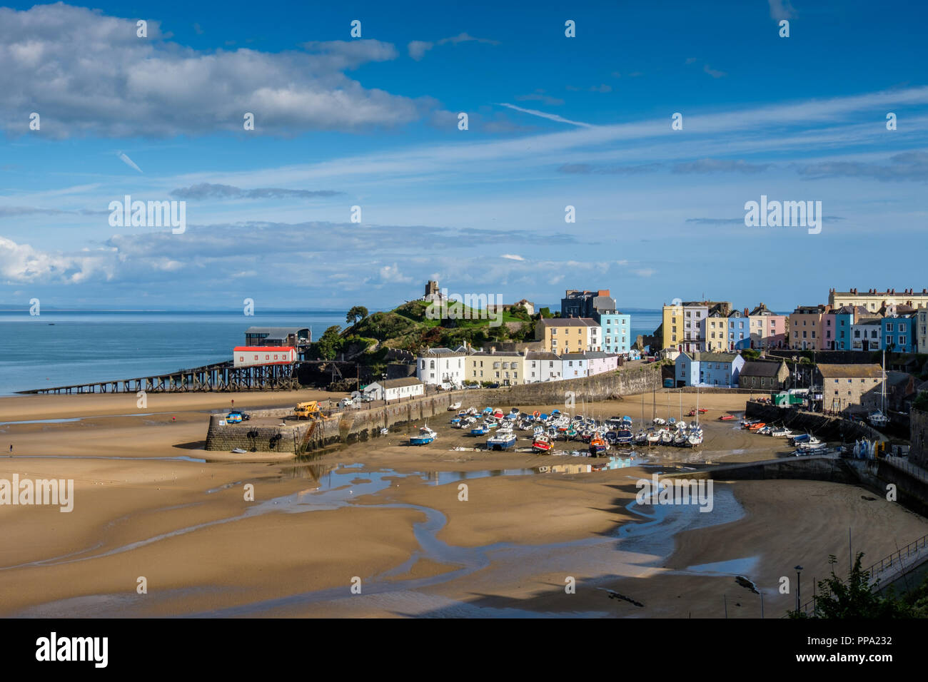 Tenby Harbour, Tenby, Pembrokeshire, Wales Stock Photo - Alamy