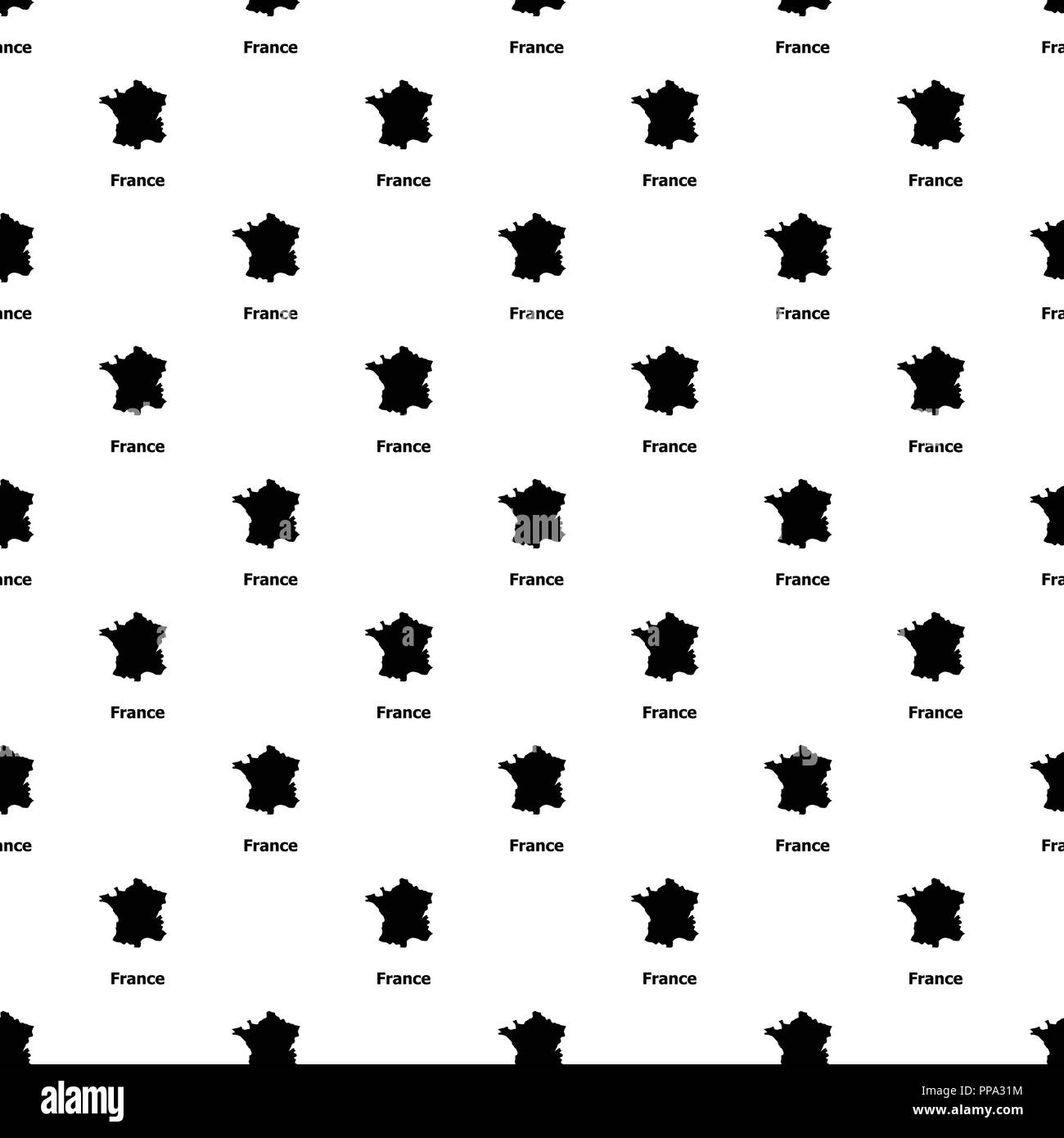 France map icon, simple style Stock Vector Image & Art - Alamy