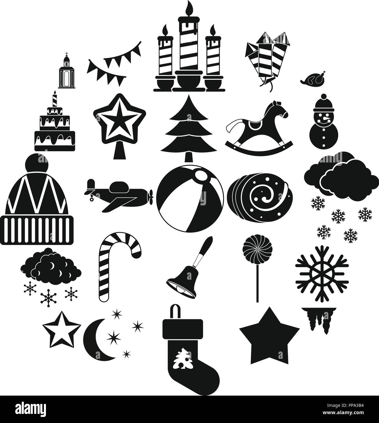 Cult icons set, simple style Stock Vector Image & Art - Alamy