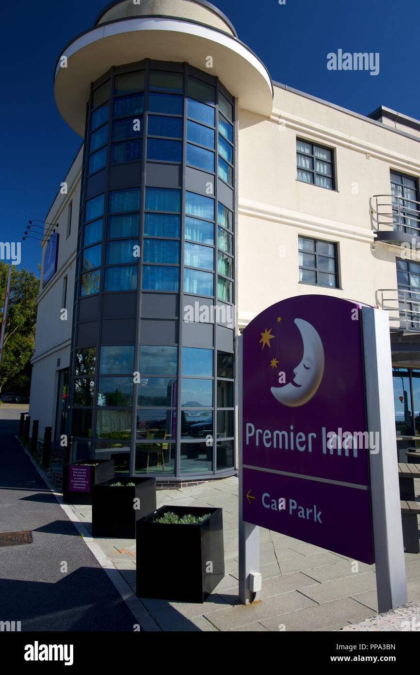 Premier Inn, Exmouth UK Stock Photo - Alamy