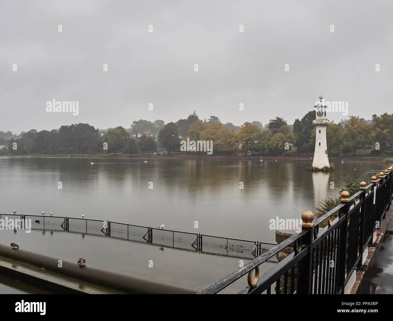 View of Roath Park in Cardiff Stock Photo - Alamy