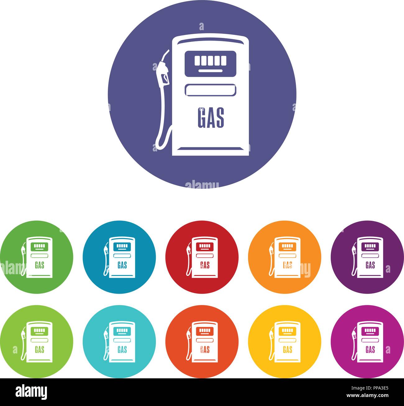 Fuel dispenser display Stock Vector Images - Alamy