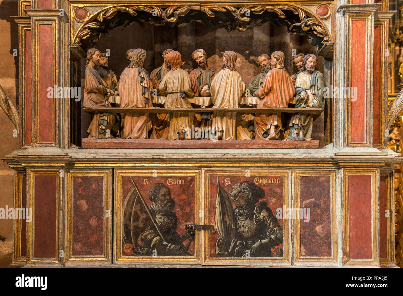 Interior Church St Lawrence Nuremberg Hi Res Stock Photography And