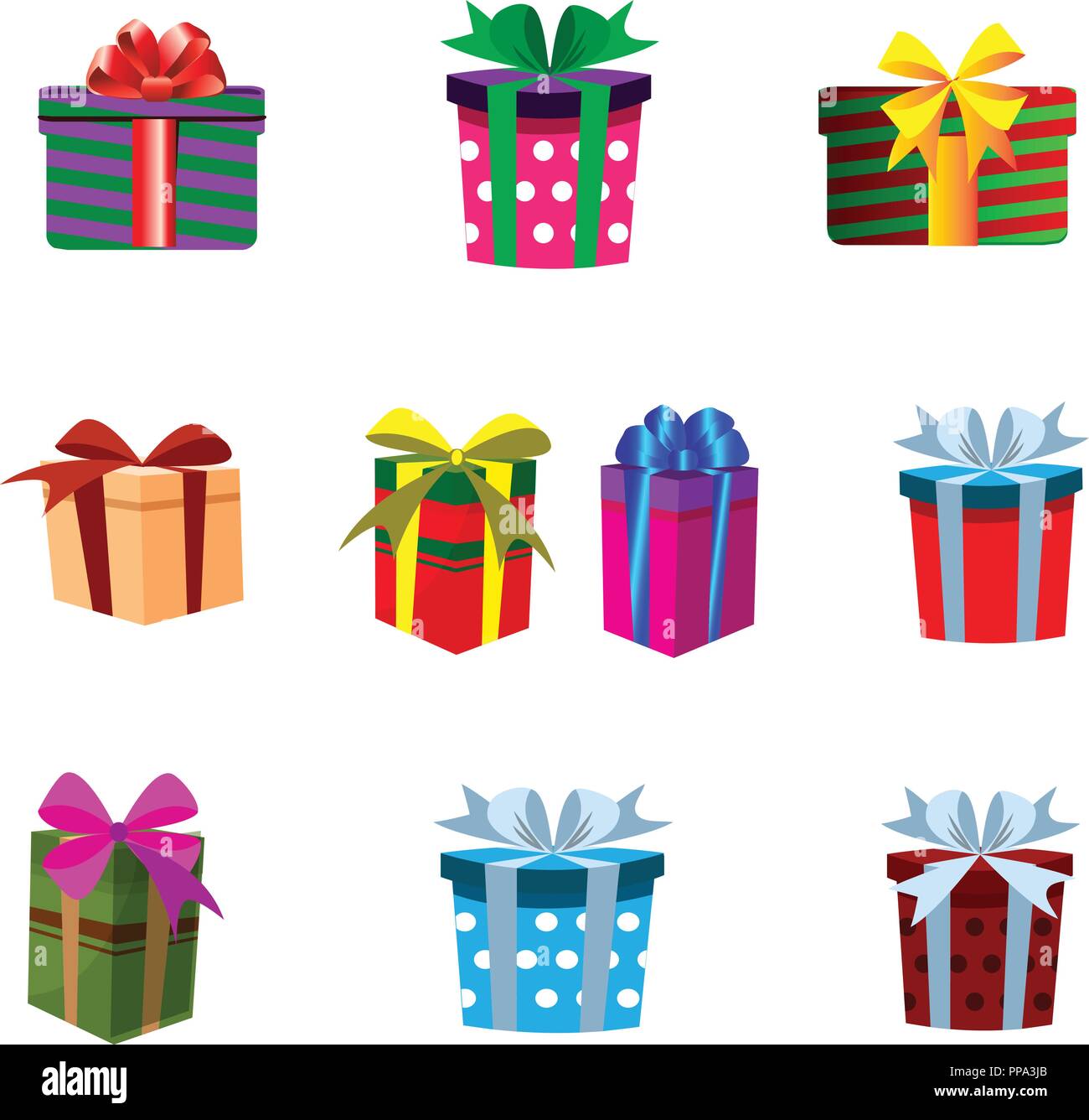 Happy Birthday Presents Clip Art