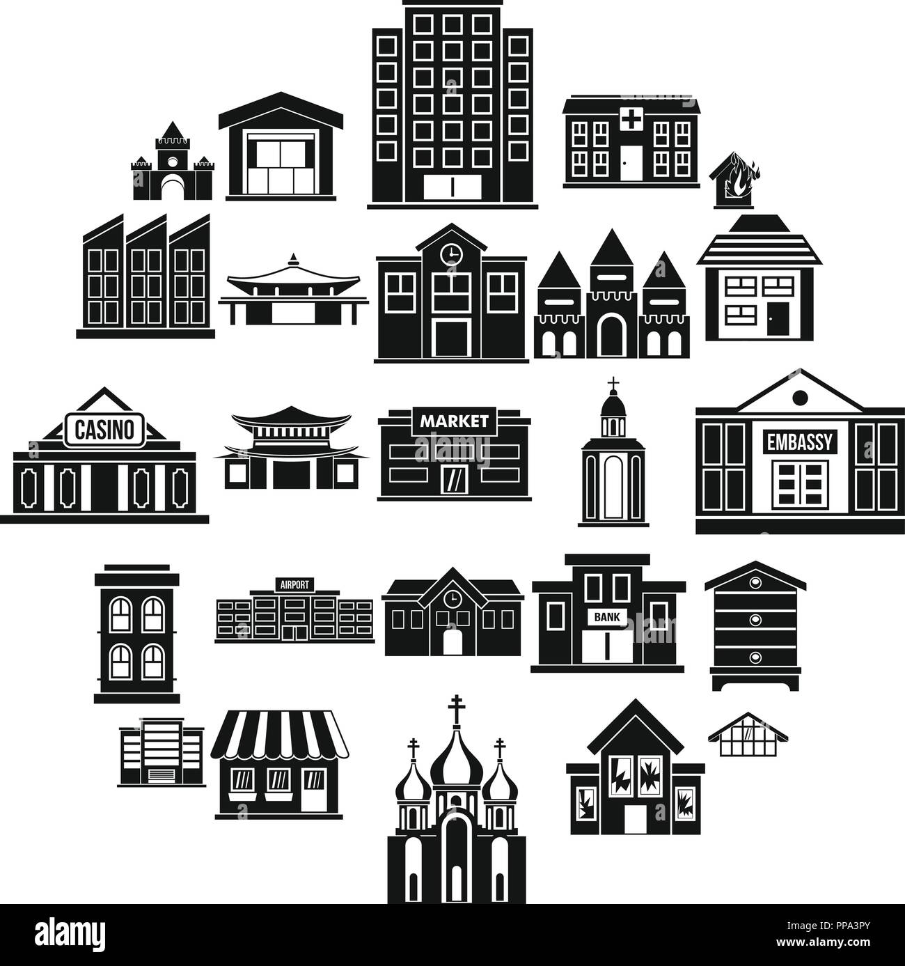 Land for housing development Stock Vector Images - Alamy