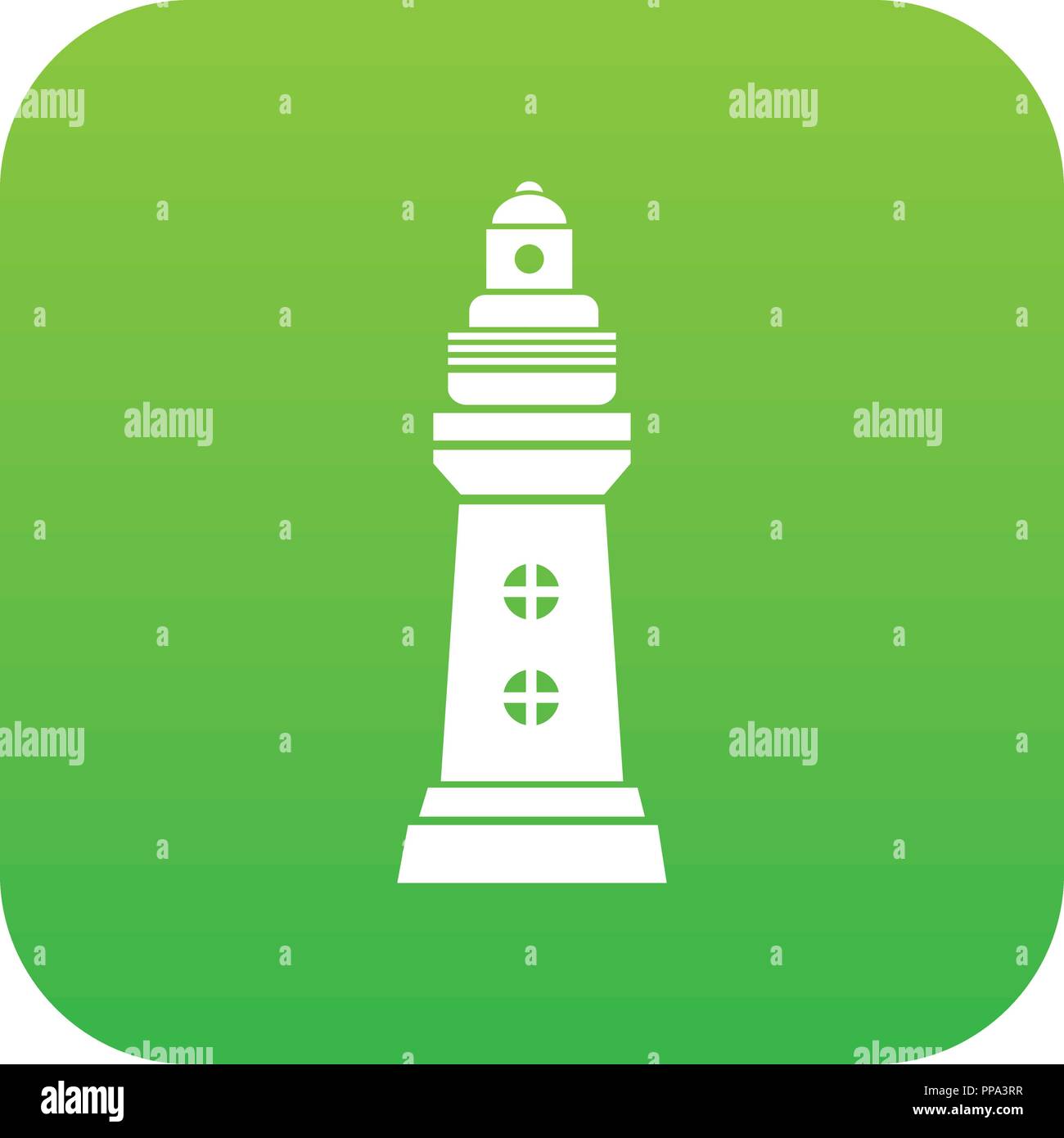 Navigation icon green vector Stock Vector Image & Art - Alamy
