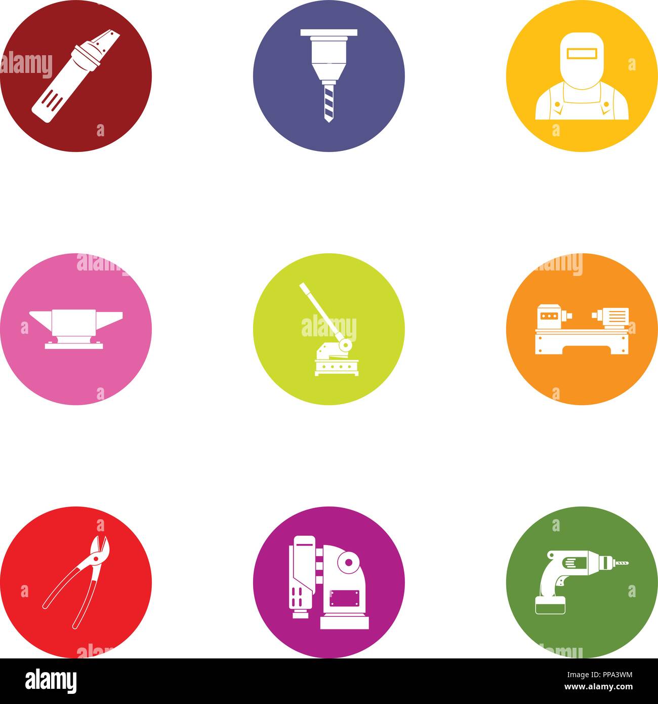 Forging material Stock Vector Images - Alamy