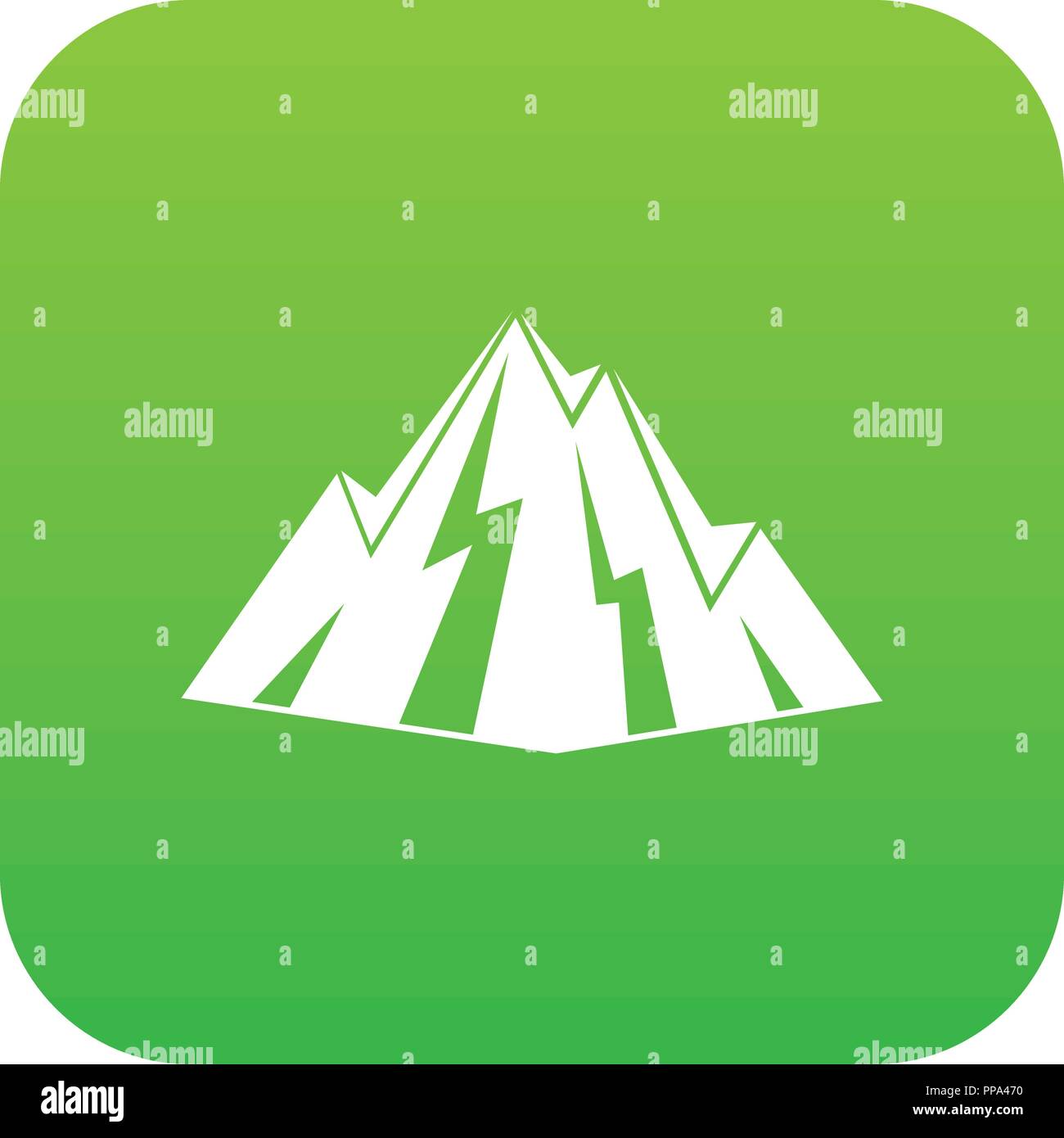 Rock icon digital green Stock Vector Image & Art - Alamy