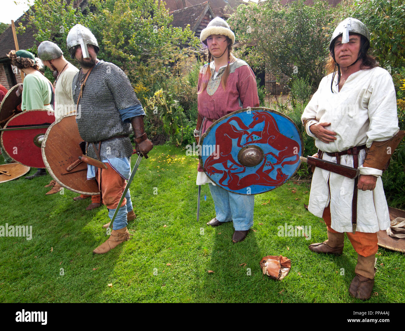 A medieval fair at Michelham Priory in East Sussex Stock Photo - Alamy