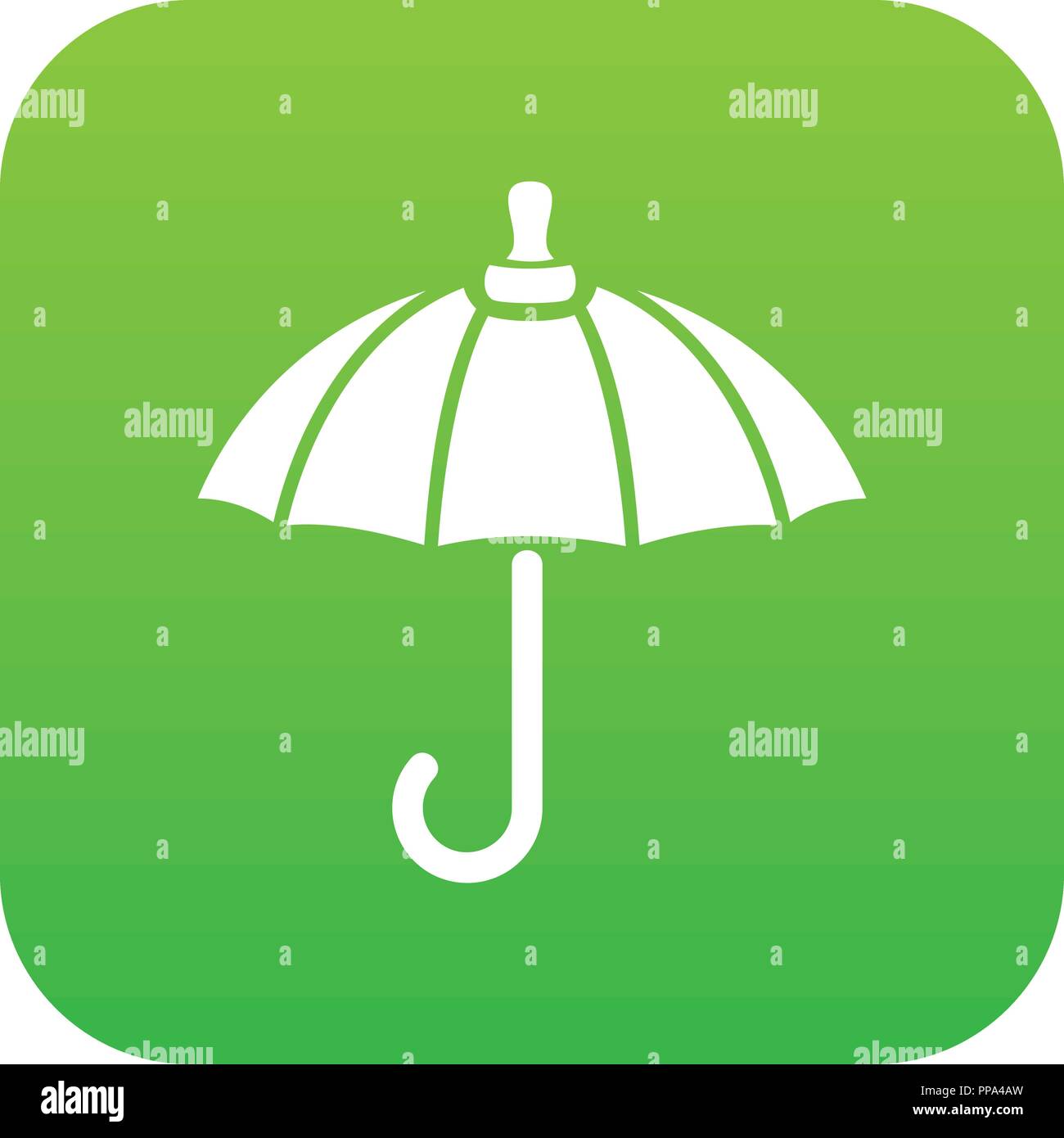 Parasol icon green vector Stock Vector Image & Art - Alamy