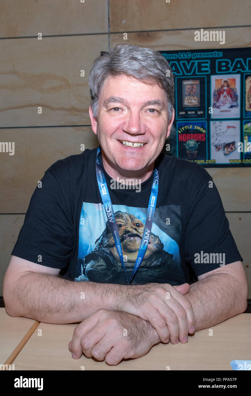 FUERTH, Germany - September 22nd 2018: Dave Barclay (Puppeteer - Jabba ...