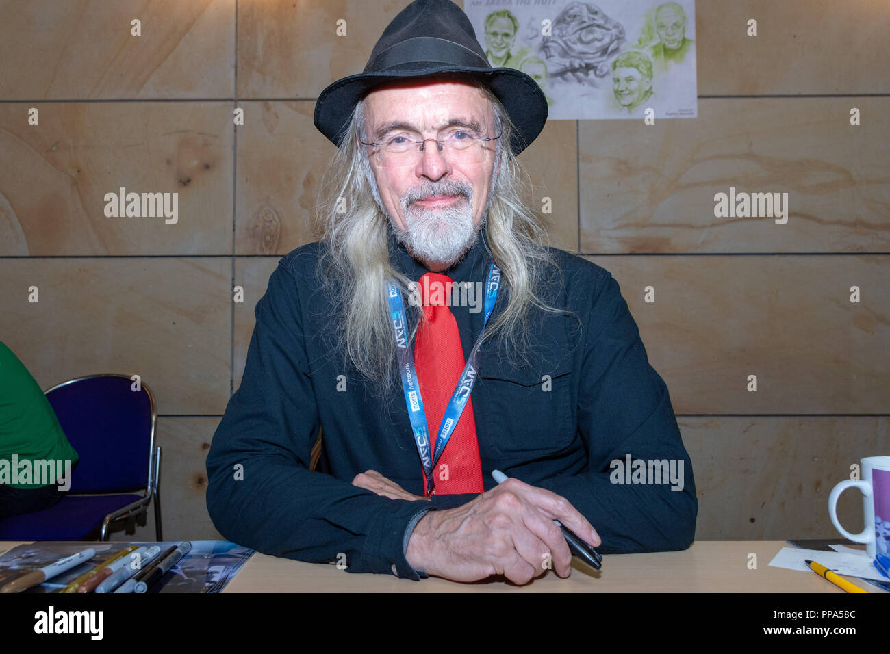 FUERTH, Germany - September 22nd 2018: Toby Philpott (*1946, puppeteer ...