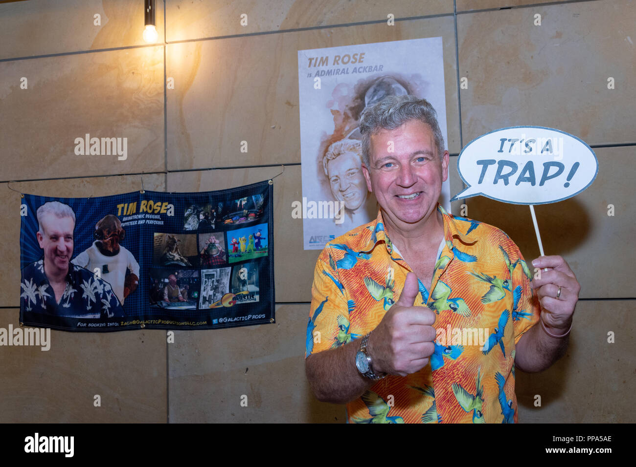 FUERTH, Germany - September 22nd 2018: Tim Rose (*1956, actor and ...