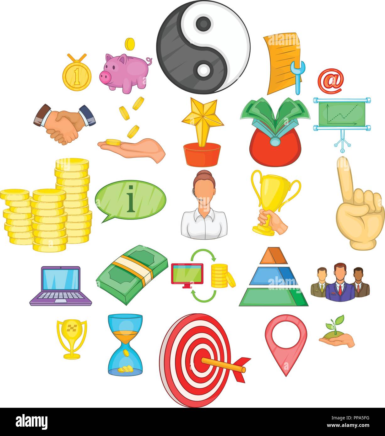 Client support icons set, cartoon style Stock Vector Image & Art - Alamy