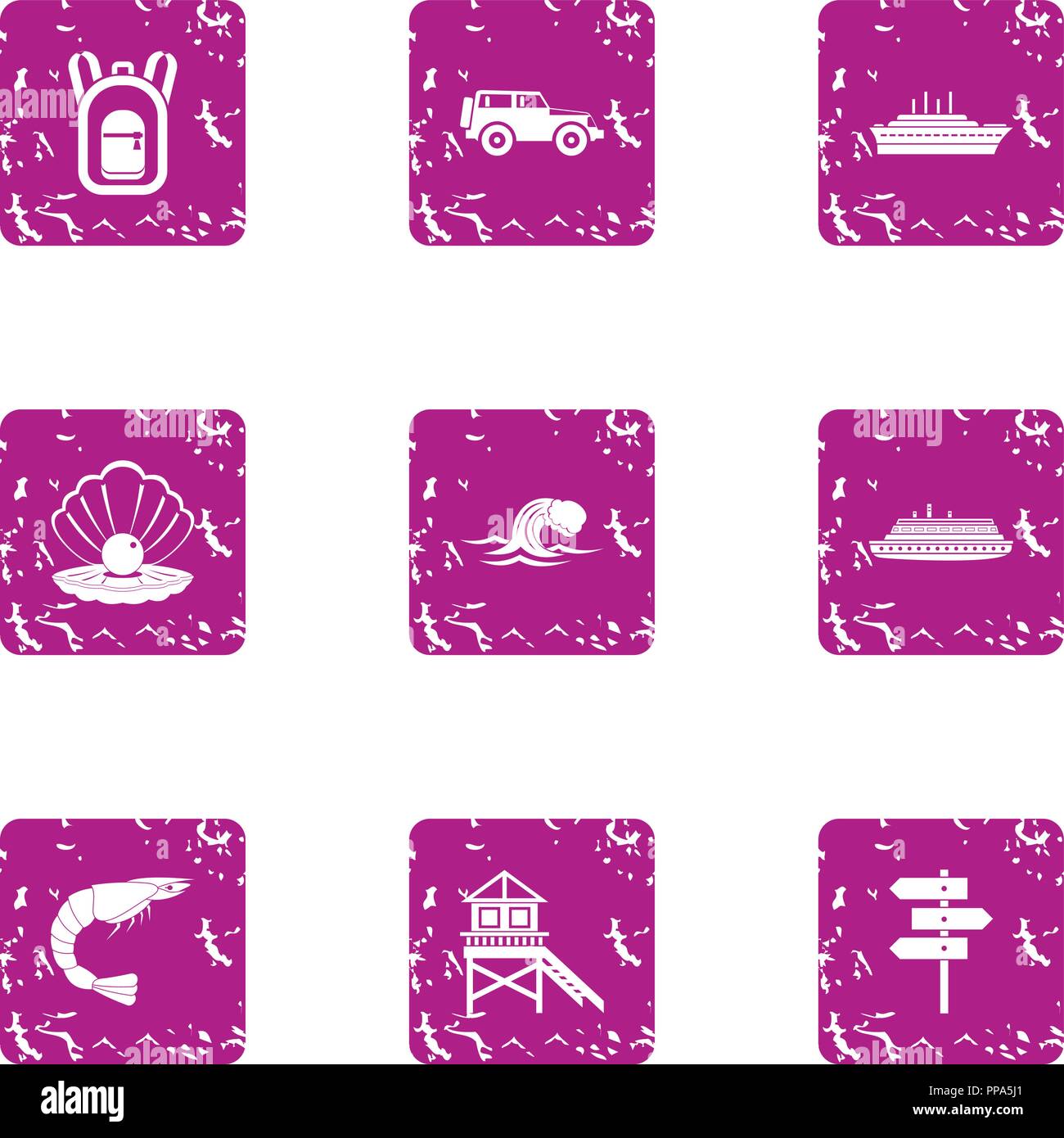 Coastal strand Stock Vector Images - Alamy