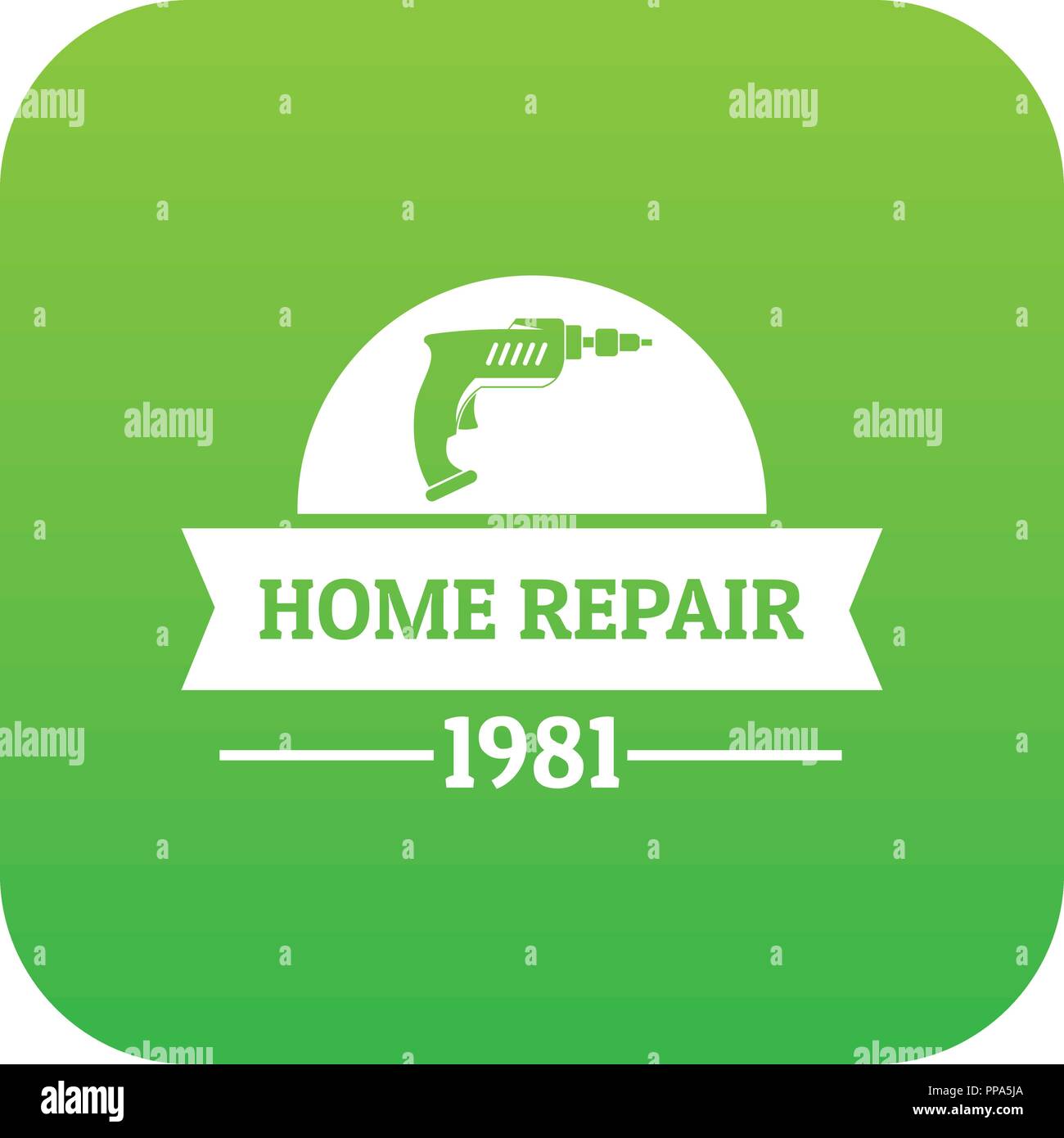 Repair car icon green vector Stock Vector Image & Art - Alamy