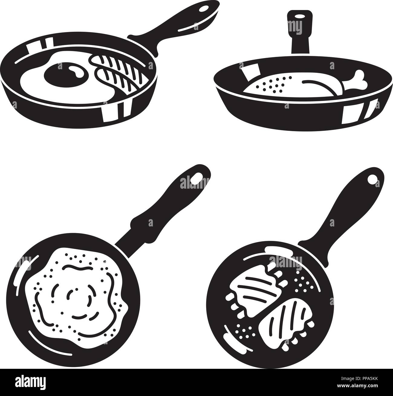 Hot iron griddle Stock Vector Images - Alamy