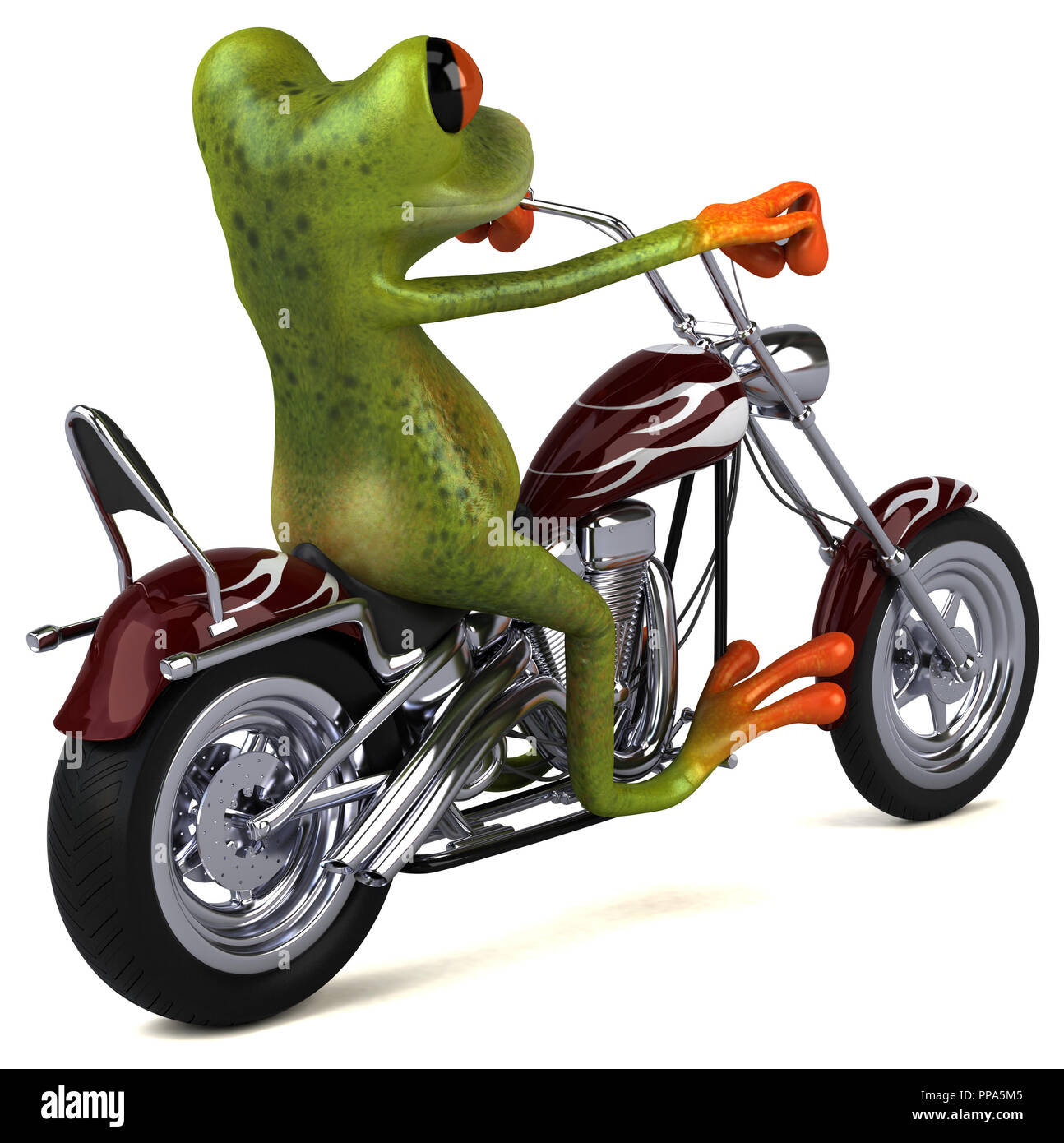 Frog on motorcycle hi-res stock photography and images - Alamy