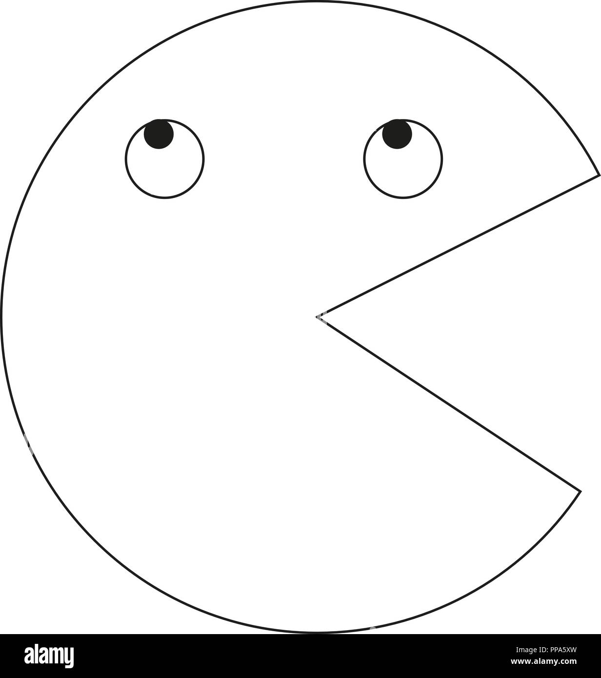 Pac man ghost vector hi-res stock photography and images - Alamy