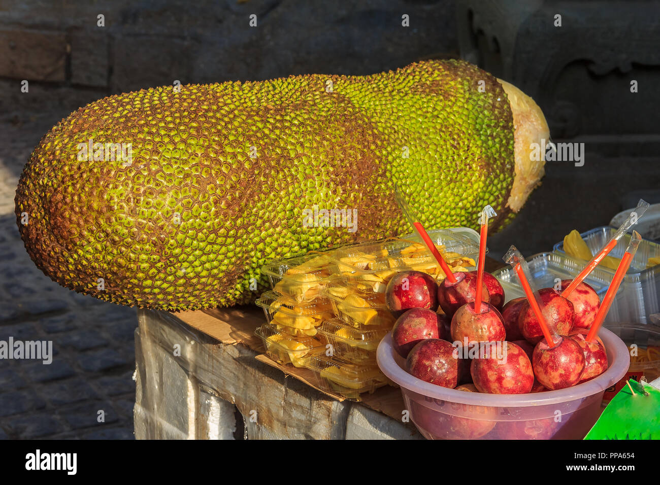 Fresh raw exotic jackfruit hi-res stock photography and images - Alamy