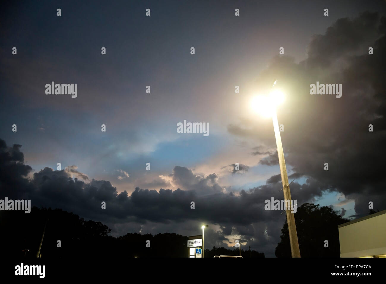Evening sky over North Central Florida Stock Photo - Alamy