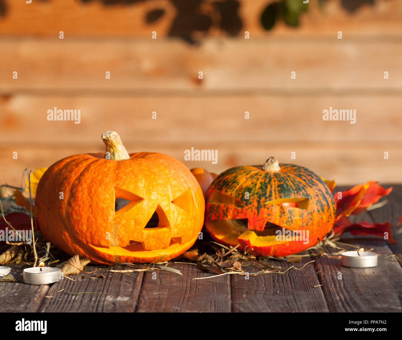 Half pumpkin half face hi-res stock photography and images - Alamy