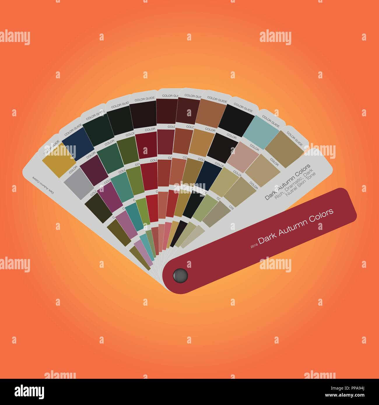 Dramatic color palette Stock Vector Images - Alamy
