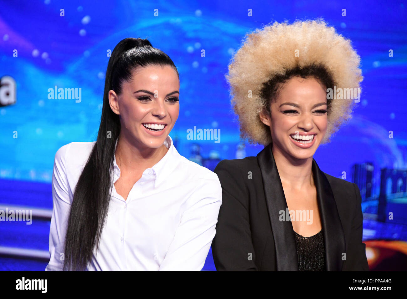 Milano Italy 20 Set 2018 - Striscia la Notizia presentation Le due ...