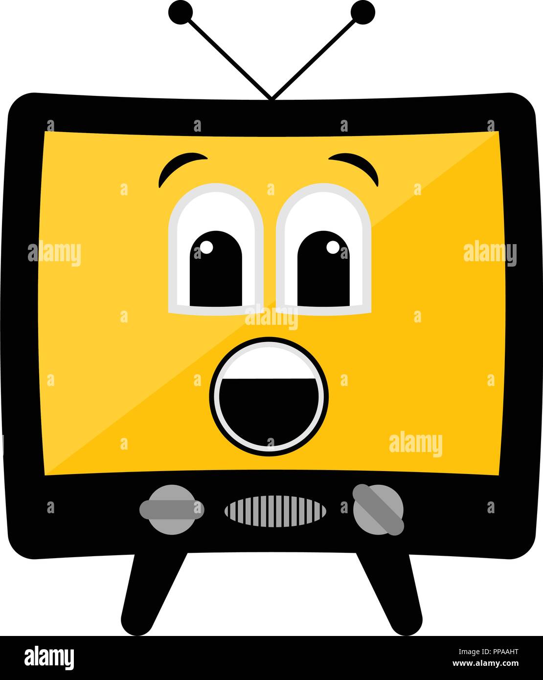 Isolated surprised tv emote Stock Vector Image & Art - Alamy